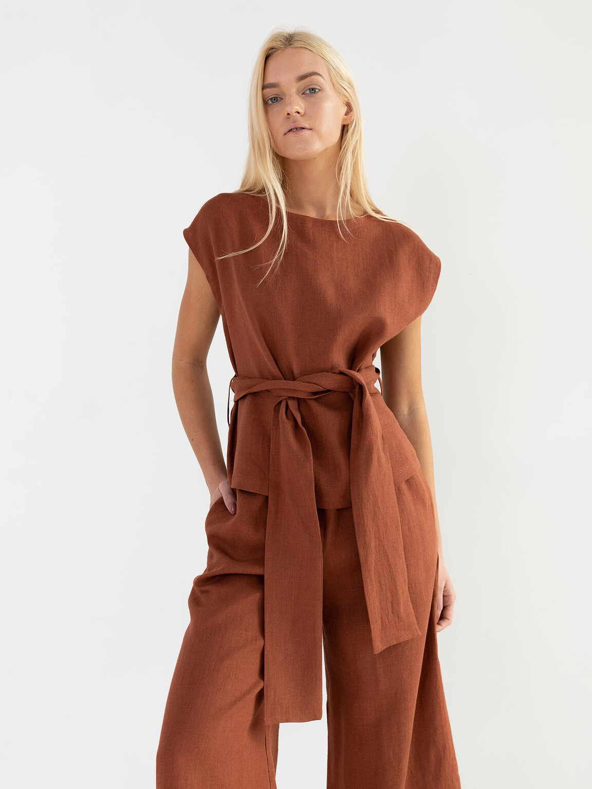 ALICE Off Shoulder Linen Top - Love and Confuse