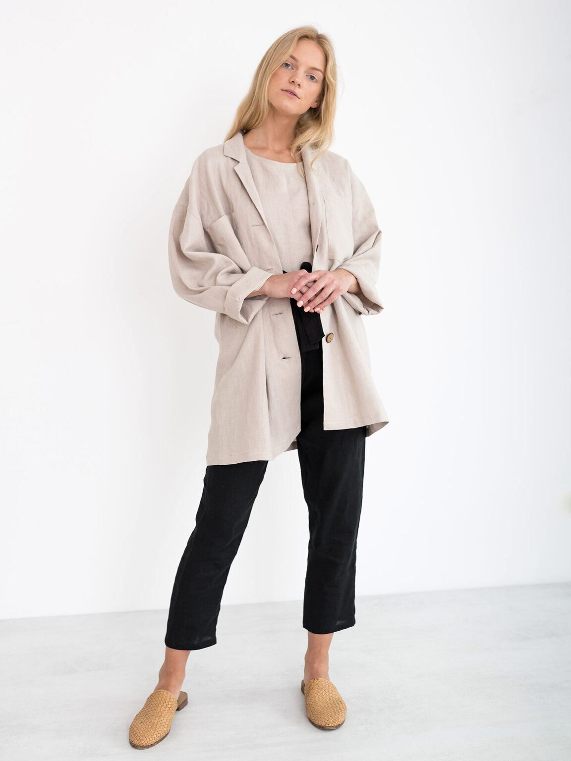 ROSEMARY Linen Jacket - Love and Confuse