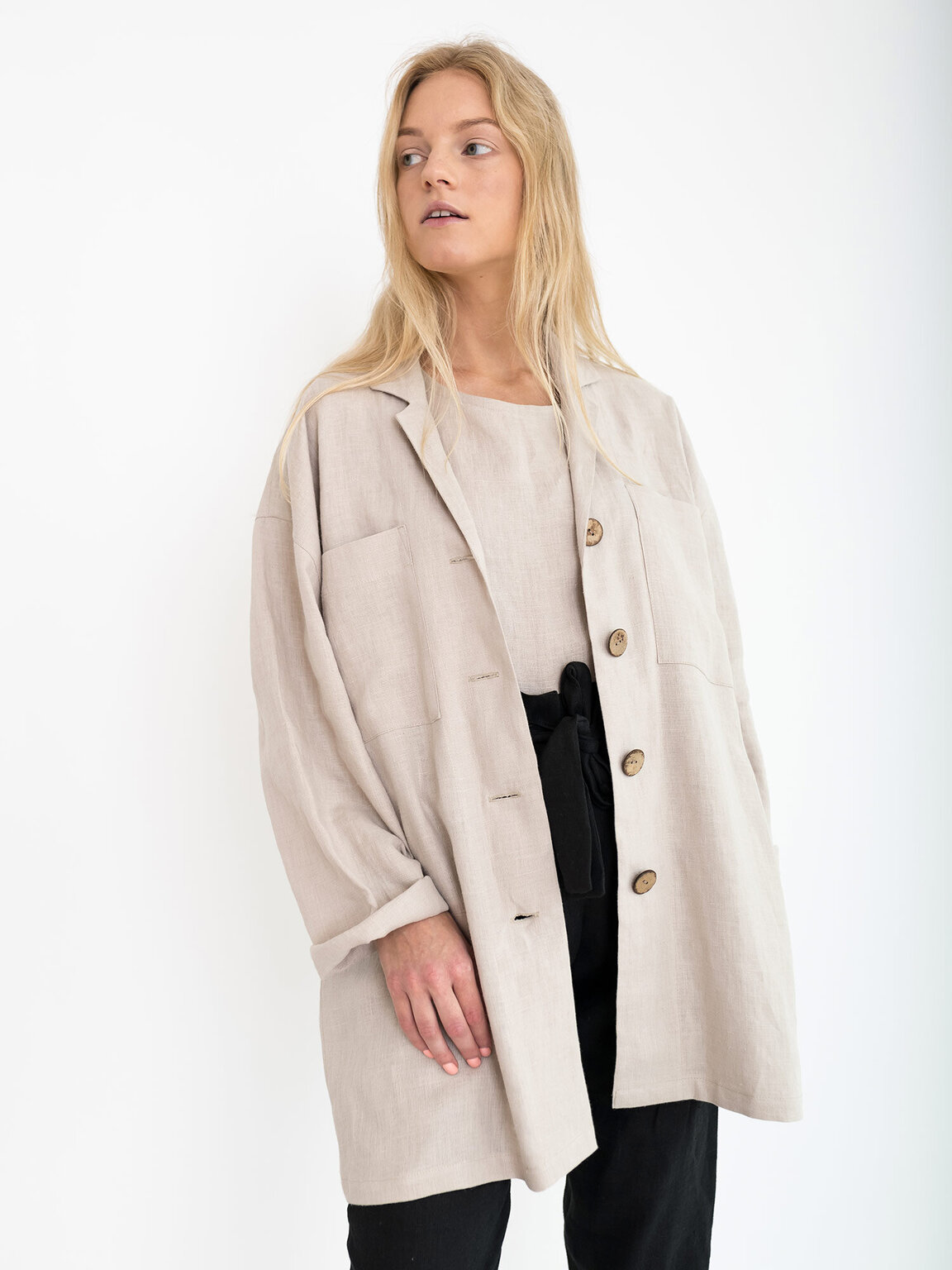 ROSEMARY Linen Jacket - Love and Confuse